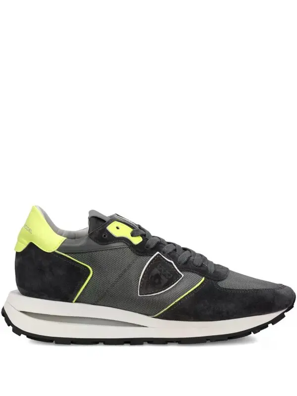 Philippe Model Tropez Haute Mesh-panelled Sneakers - Grey