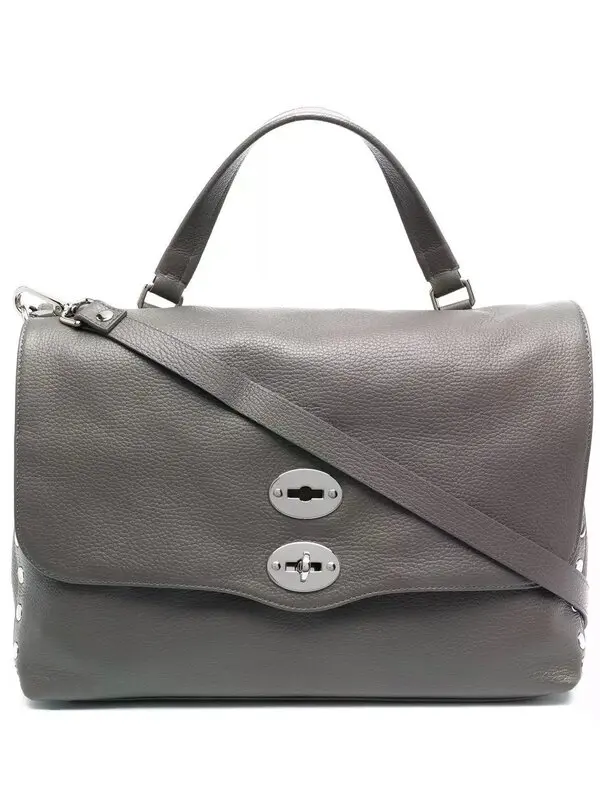 ZANELLATO Top Handle Tote Bag - Grey