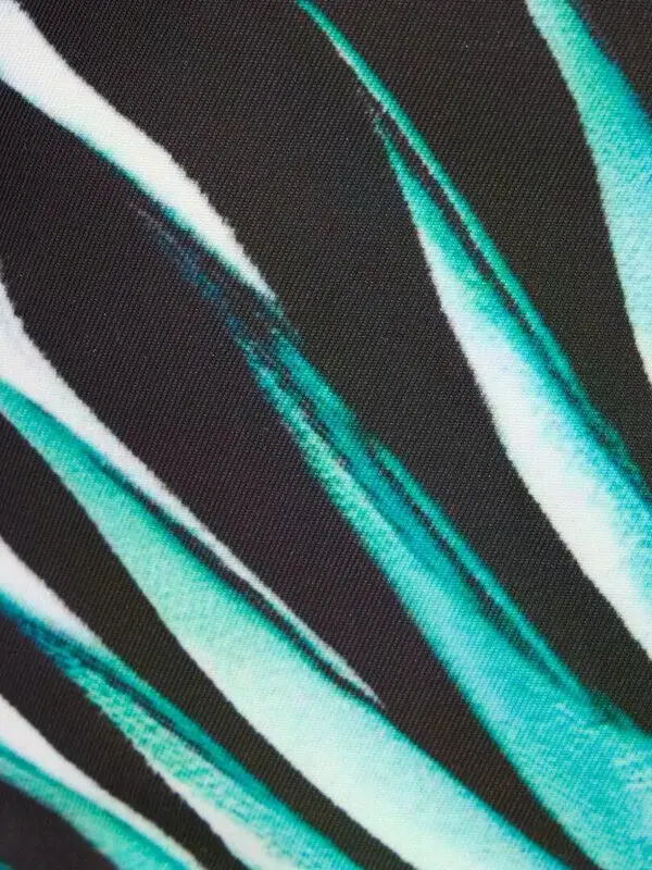 Roberto Cavalli Leaf-print Belt Bag