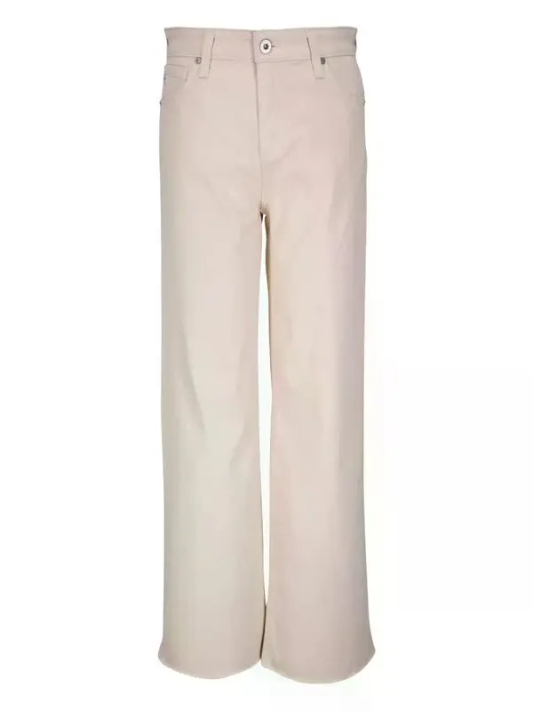 Ag Flared-hem Jeans - Neutrals