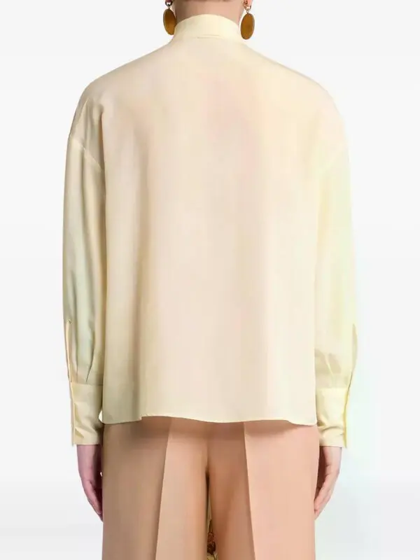 Etro Floral Print Tie Neck Blouse - Neutrals