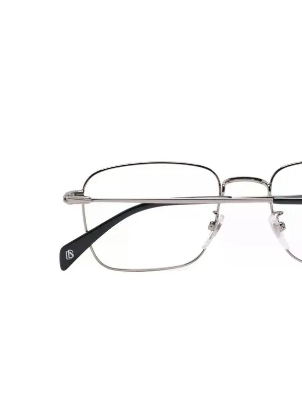 DB EYEWEAR BY DAVID BECKHAM Square Frame Glasses - Silver