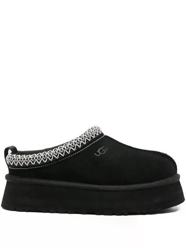 UGG Tazz Ii Suede Platform Slippers - Black