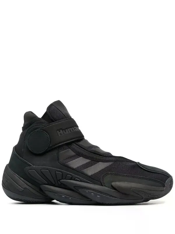 Adidas Pharrell Williams Triple High-top Sneakers - Black