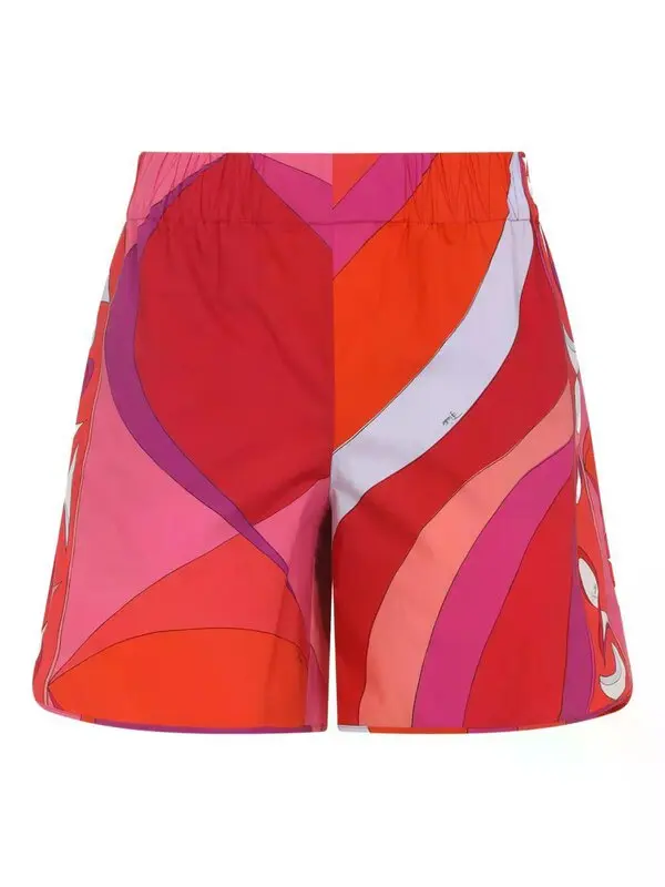 Emilio Pucci Pesci Print Shorts