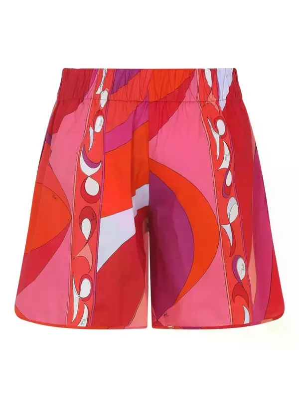 Emilio Pucci Pesci Print Shorts