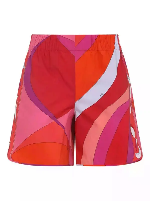 Emilio Pucci Pesci Print Shorts