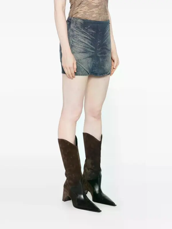 DIESEL® Acid Wash Denim Shorts