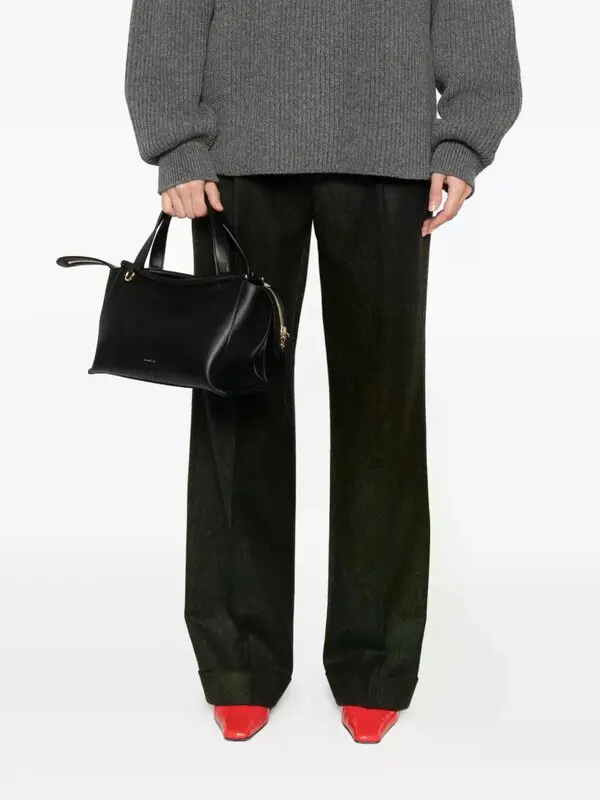 WANDLER Logo Detail Tote Bag - Black