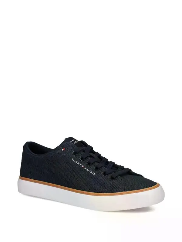 Tommy Hilfiger Textured Lace-up Sneakers - Blue