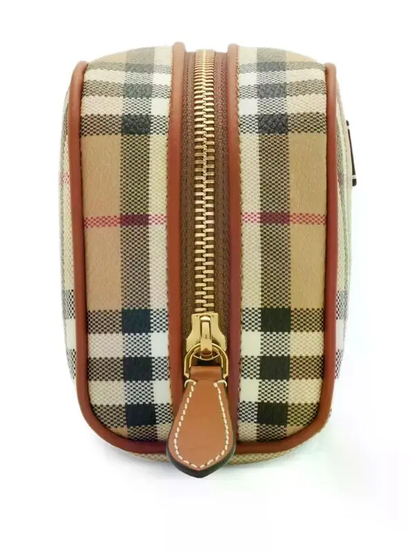 Burberry Check Travel Pouch - Neutrals