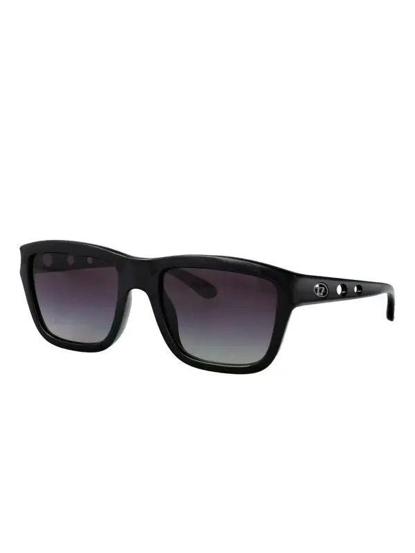 DIESEL® Perforated Square-frame Sunglasses
