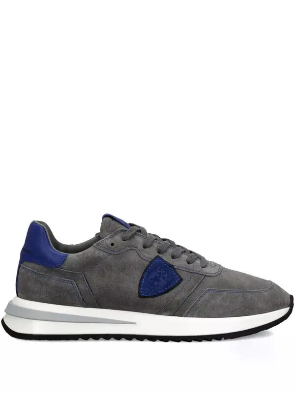 Philippe Model Suede-panelled Sneakers - Grey