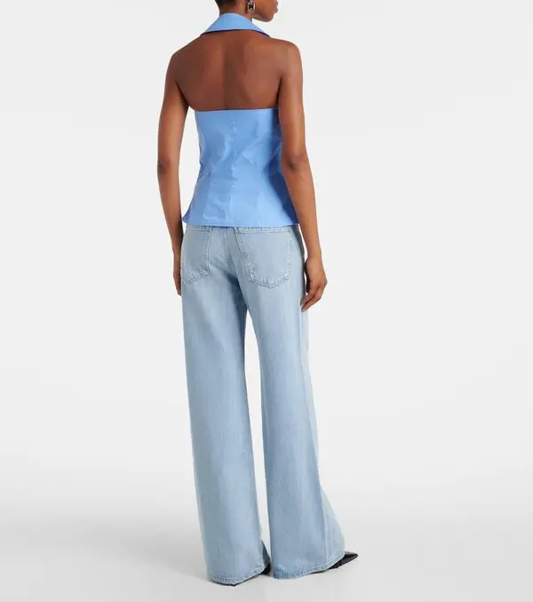 Coperni Halterneck Cotton Top