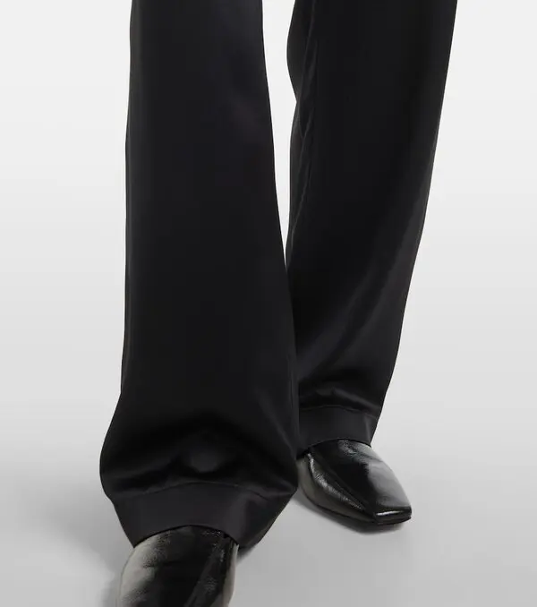 JOSEPH Sahel Silk Straight Leg Trousers