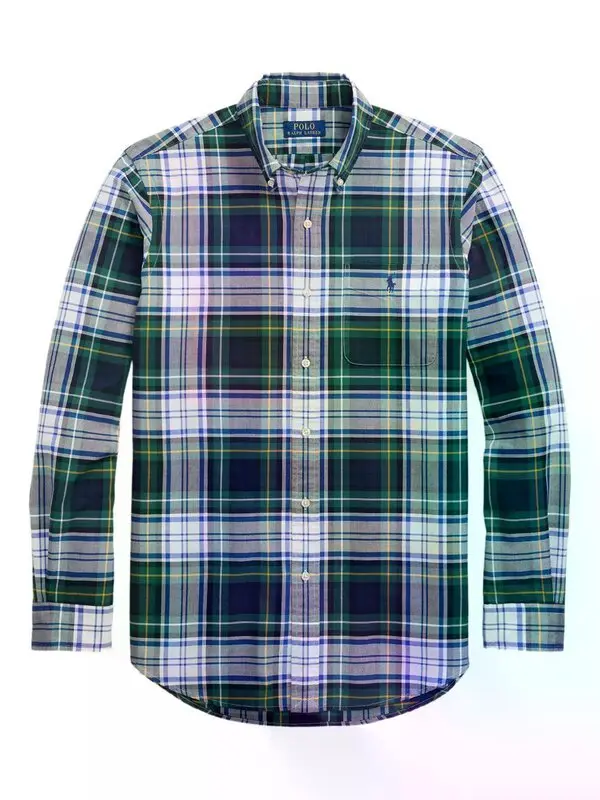 Polo Ralph Lauren Plaid-pattern Patch-pocket Shirt