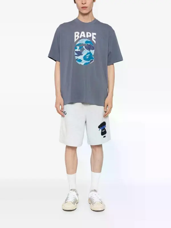 AAPE BY *A BATHING APE Embroidered Logo Shorts