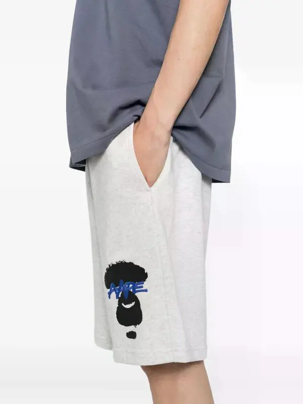 AAPE BY *A BATHING APE Embroidered Logo Shorts