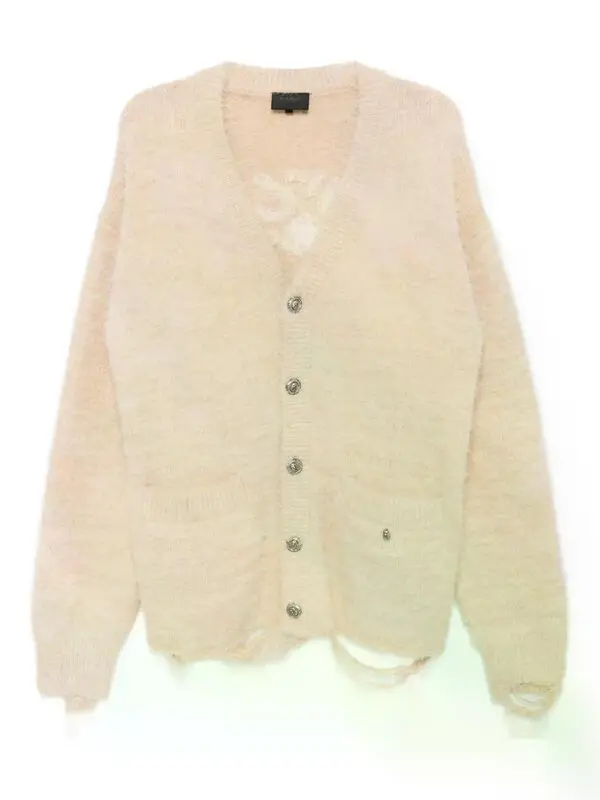 A BATHING APE Logo Embroidered Cardigan