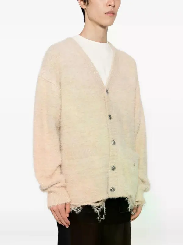 A BATHING APE Logo Embroidered Cardigan