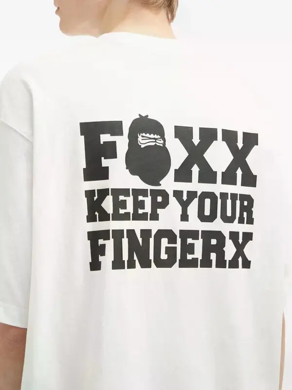 FINGERCROXX Logo-print T-shirt