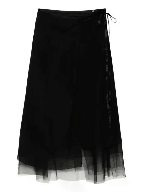 JNBY A-mesh Mid-rise Skirt