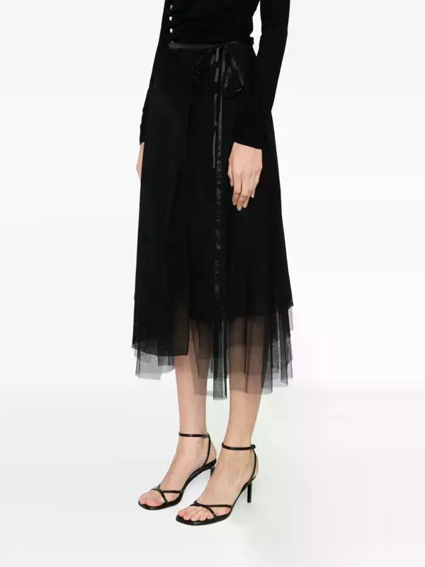 JNBY A-mesh Mid-rise Skirt