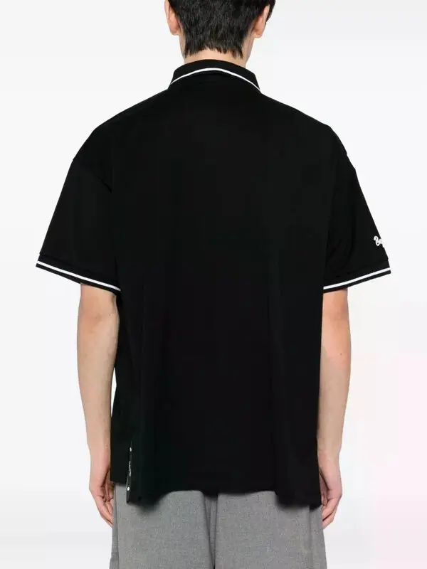 A BATHING APE Logo-embroidered Polo Shirt