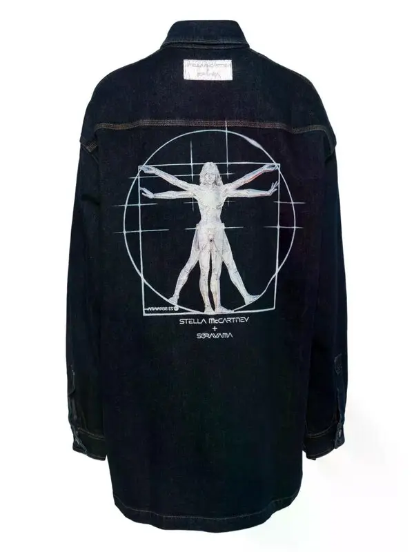 Stella McCartney X Sorayama Platinum Dream Denim Shirt