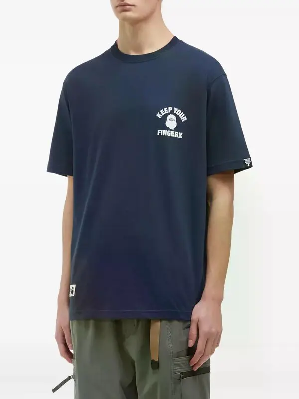 FINGERCROXX Graphic-print T-shirt - Blue