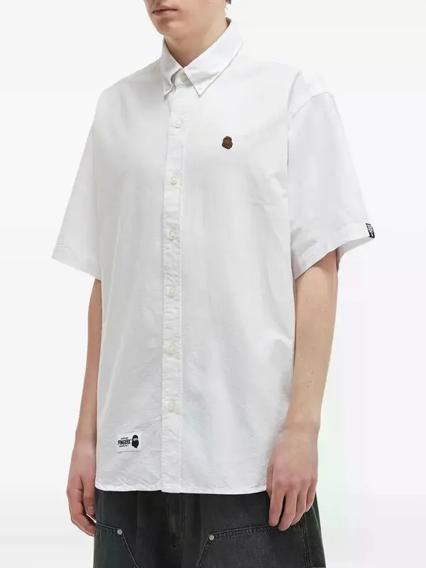 FINGERCROXX Embroidered Short-sleeve Shirt