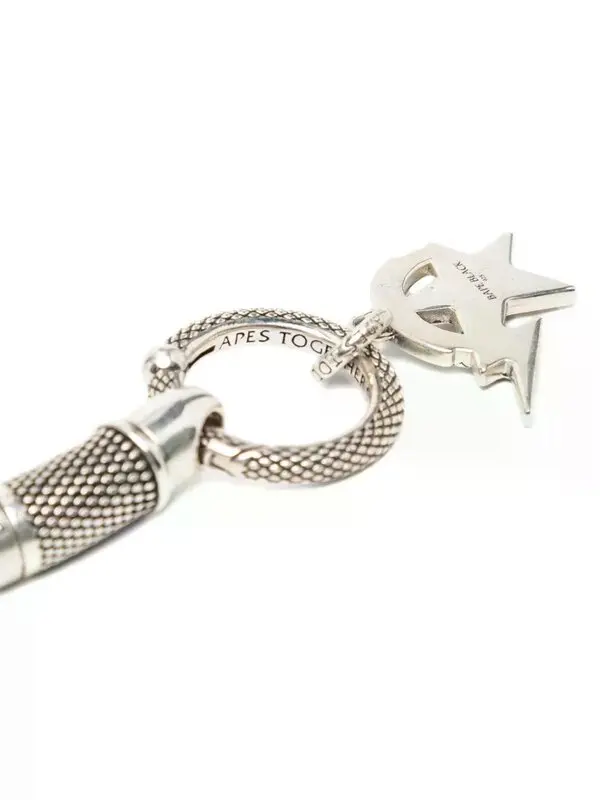 A BATHING APE Star-embellished Keychain