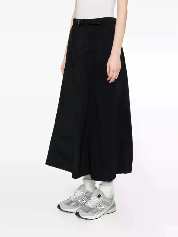 FINGERCROXX Logo Patch Belted Skirt