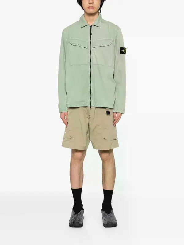 FINGERCROXX Slogan-print Cargo Shorts