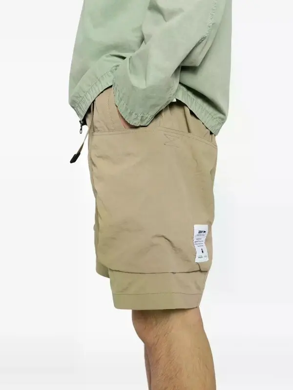 FINGERCROXX Slogan-print Cargo Shorts
