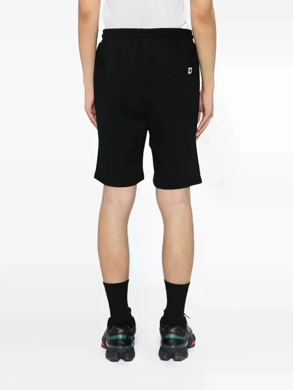 FINGERCROXX Logo Detail Shorts - Black