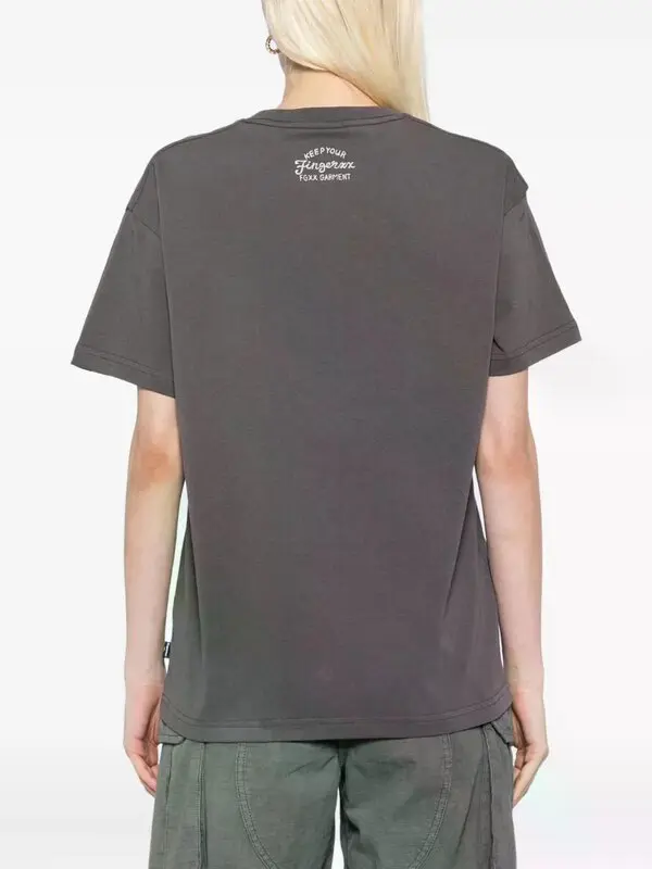FINGERCROXX Heart Patch T-shirt