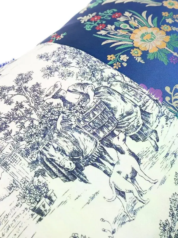 SELETTI Argia Hybrid Cushion - Blue