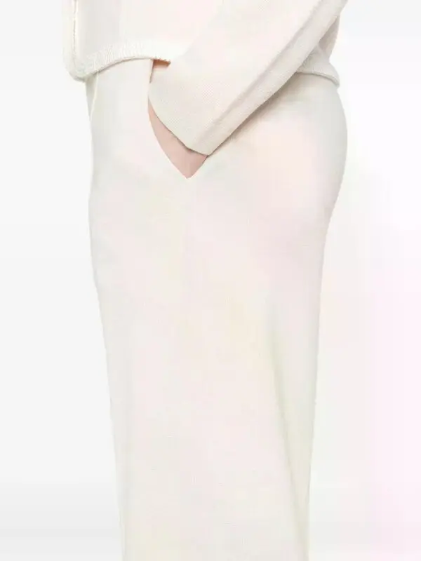 FORTE_FORTE High-waisted Wide-leg Trousers