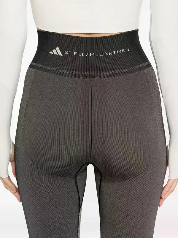 Adidas By Stella McCartney Panelled Snake Print Leggings