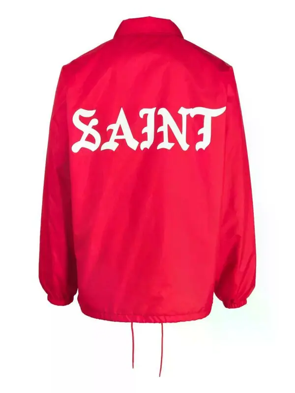 SAINT MXXXXXX Logo Print Shirt Jacket