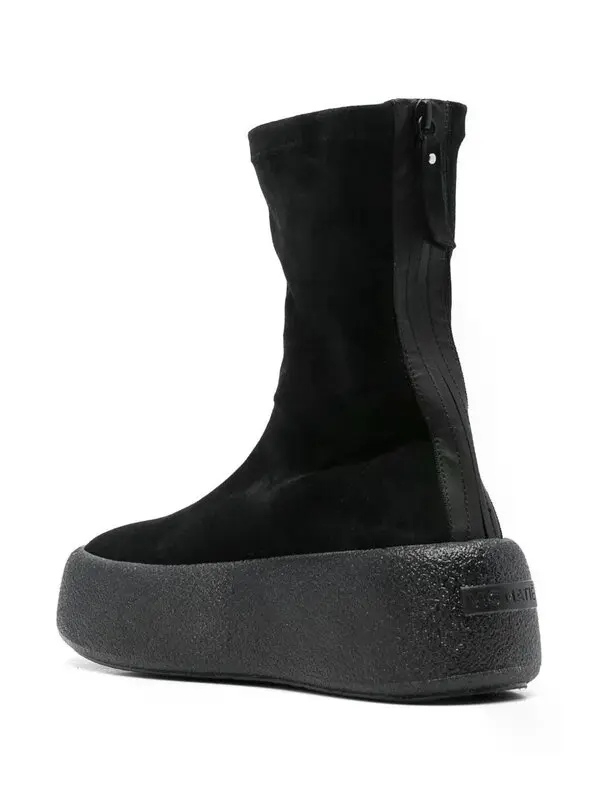 VIC MATIE Suede Ankle Boots With Platform Sole