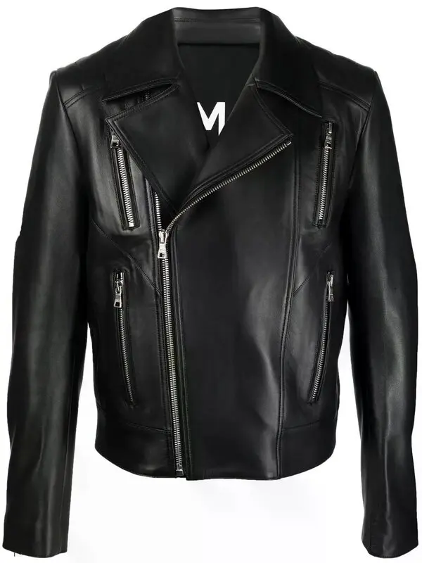 Balmain Zip Leather Jacket