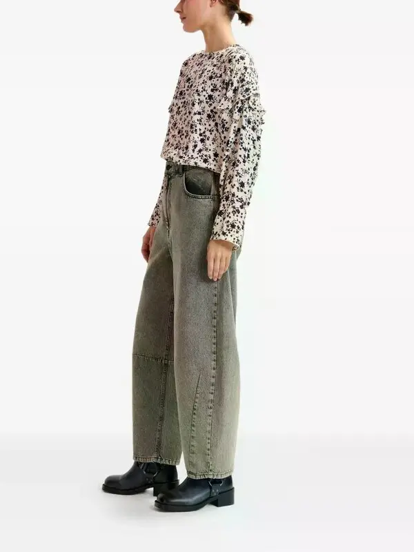 Essentiel Antwerp Floral Print Ruffle Blouse