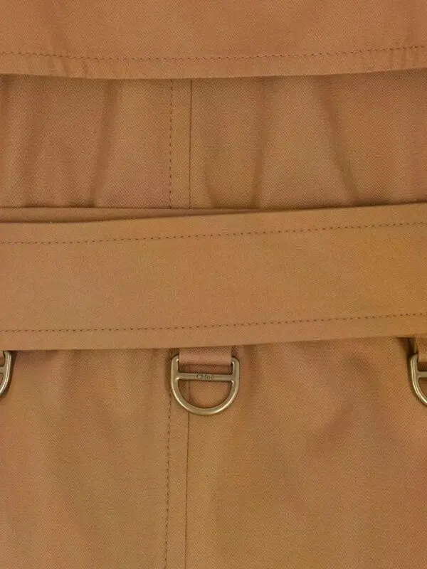 Chloé Double-breasted Belted Trench Coat