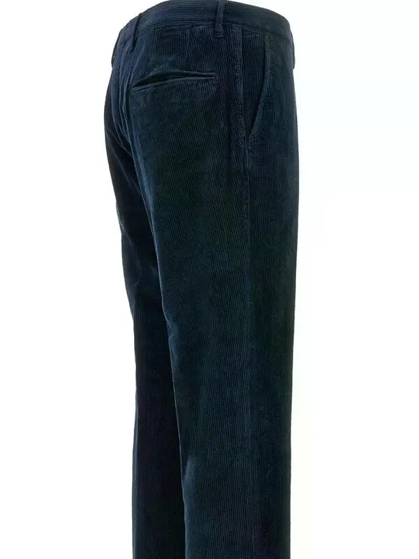Incotex Corduroy Cotton-blend Trousers - Blue