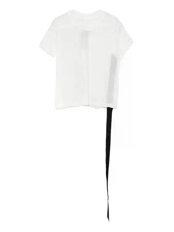 Rick Owens Asymmetrical-hem Organic Cotton Top - White