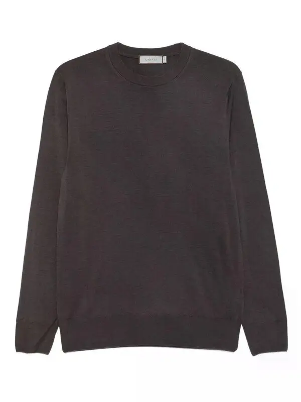 Canali Crew-neck Wool Sweater