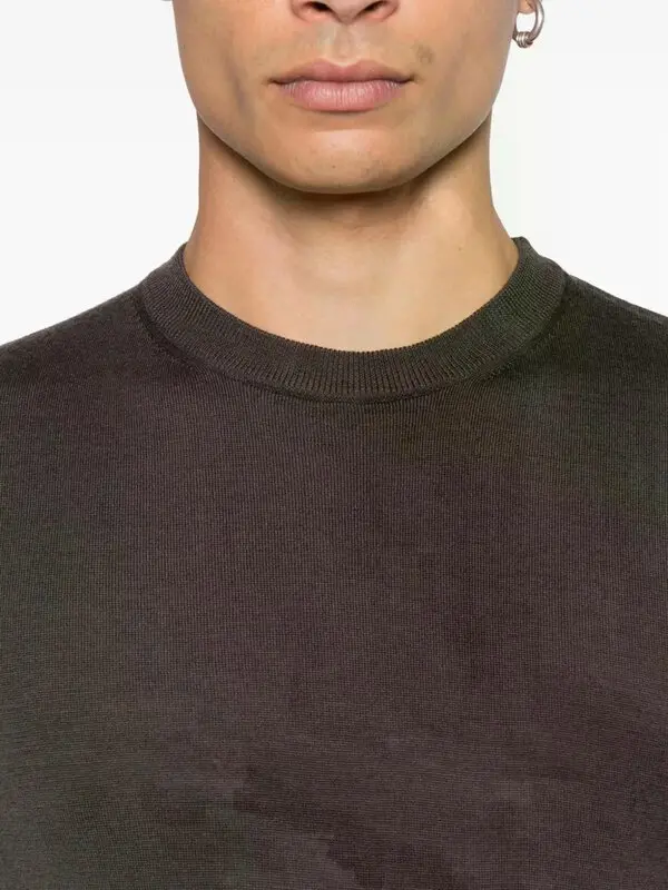 Canali Crew-neck Wool Sweater