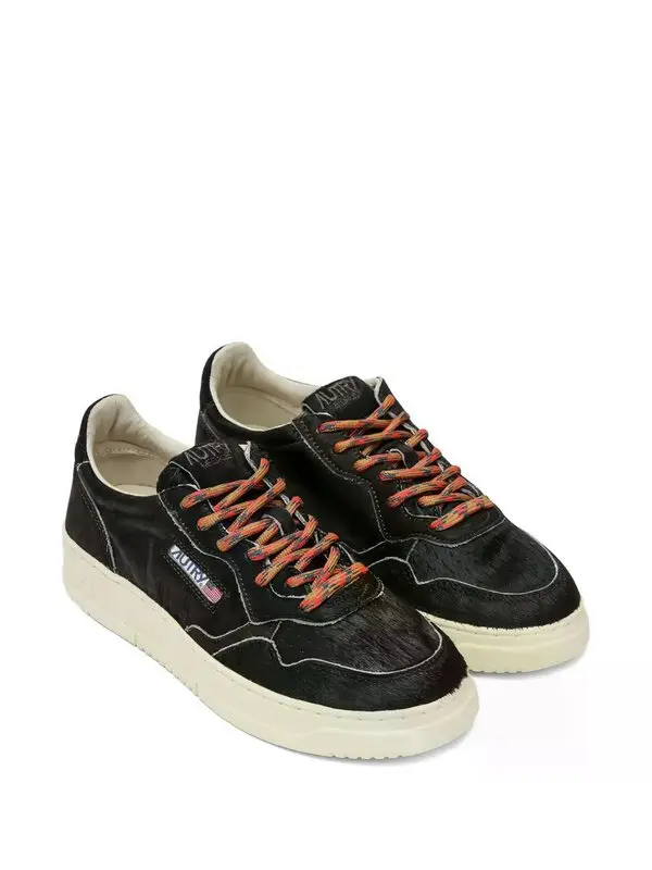 AUTRY Medalist Pony-hair Low-top Sneakers
